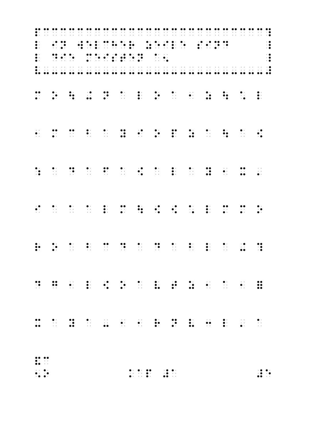 Learning and understanding Braille: Learning Braille with the DBSV ...