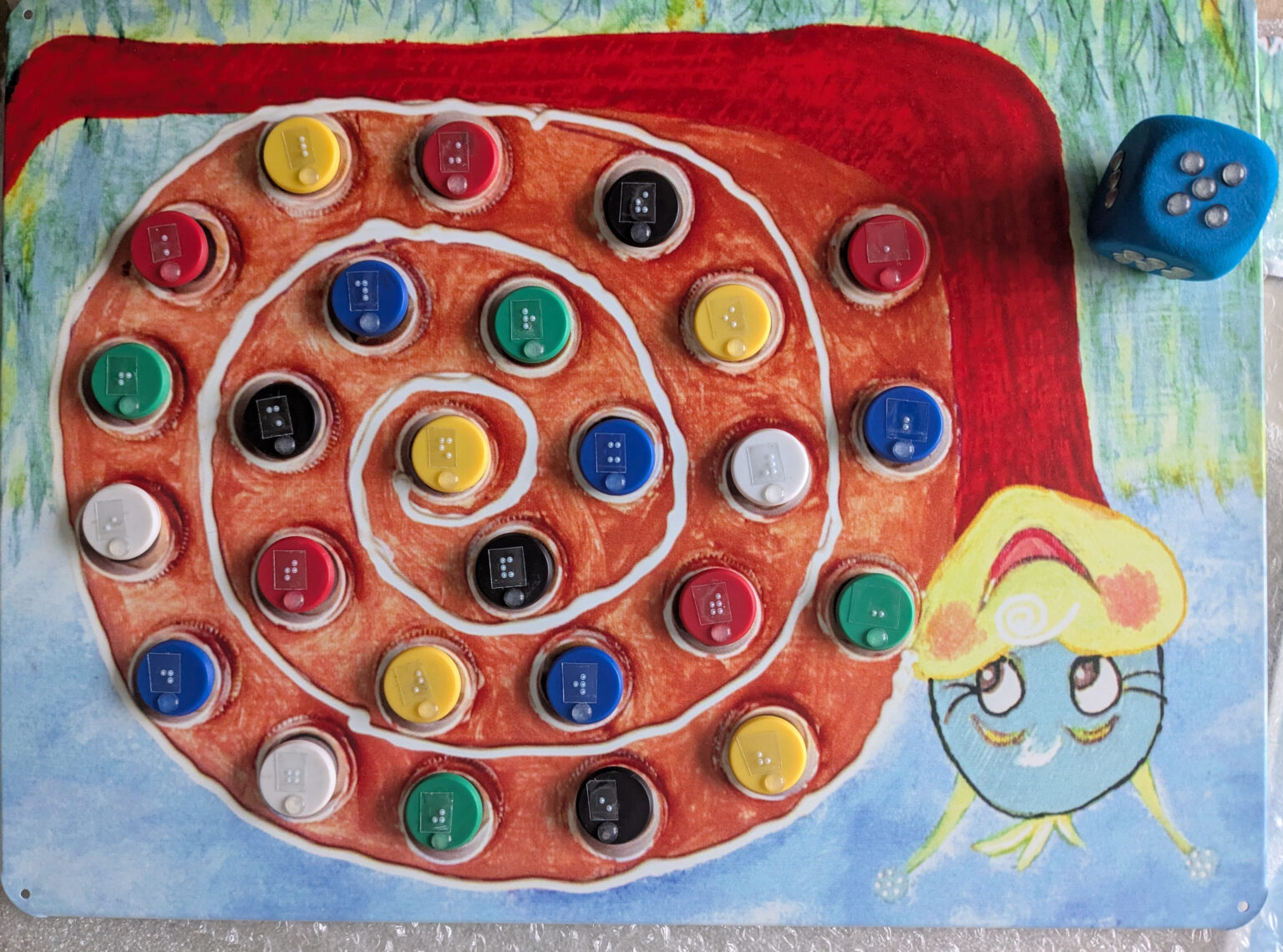 Snails, balls and a little boy – livingbraille.eu